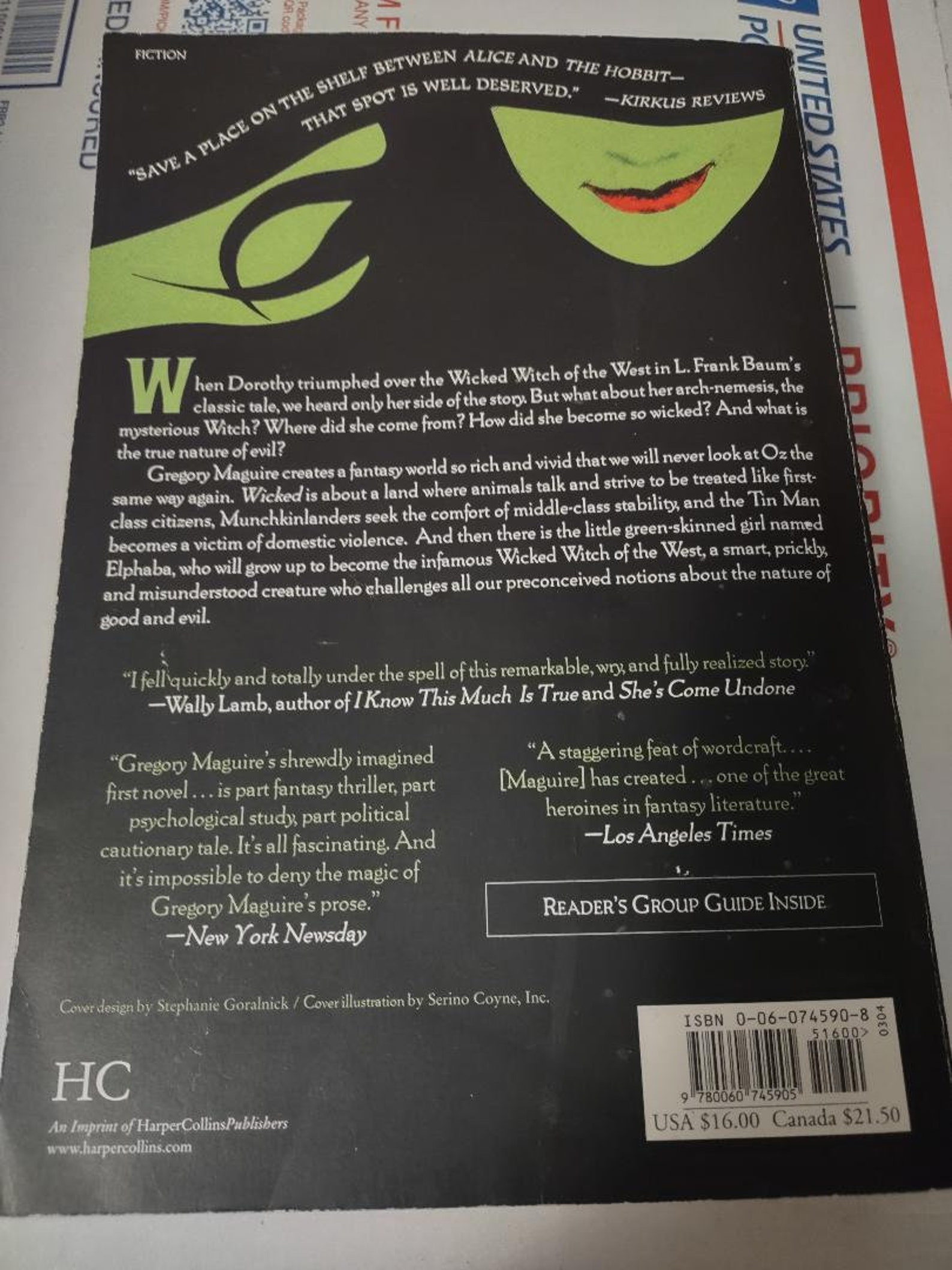 Wicked: the Life and Times of the Wicked Witch of the West - Etsy