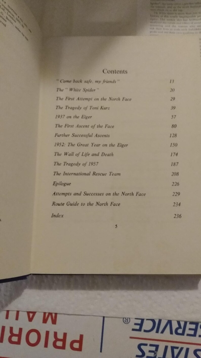First Edition - the White Spider: the Story of the North Face of the ...