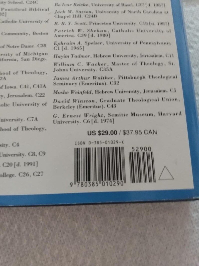 Vintage the ANCHOR BIBLE JUDGES Volume 6A Robert Boling Hardcover Cloth ...