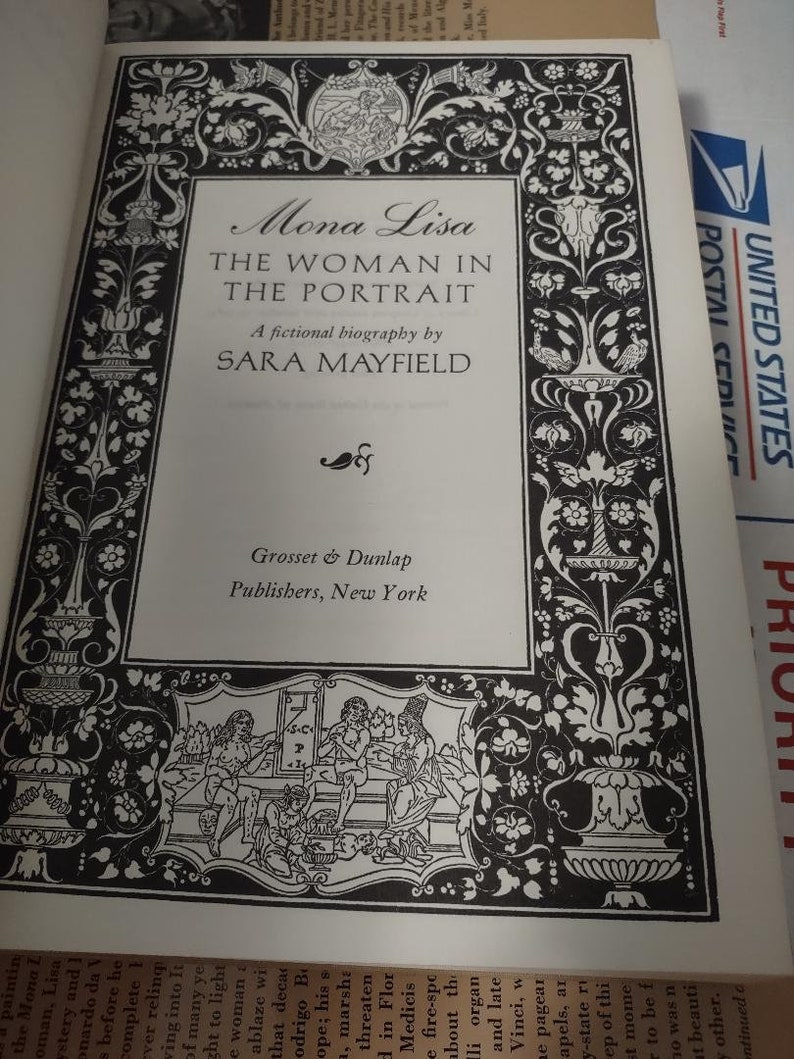 Mona Lisa, the Woman in the Portrait by Sara Mayfield, 1st Printing ...