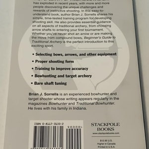 Beginner's Guide to Traditional Archery by Brian J. Sorrells 2004 ...