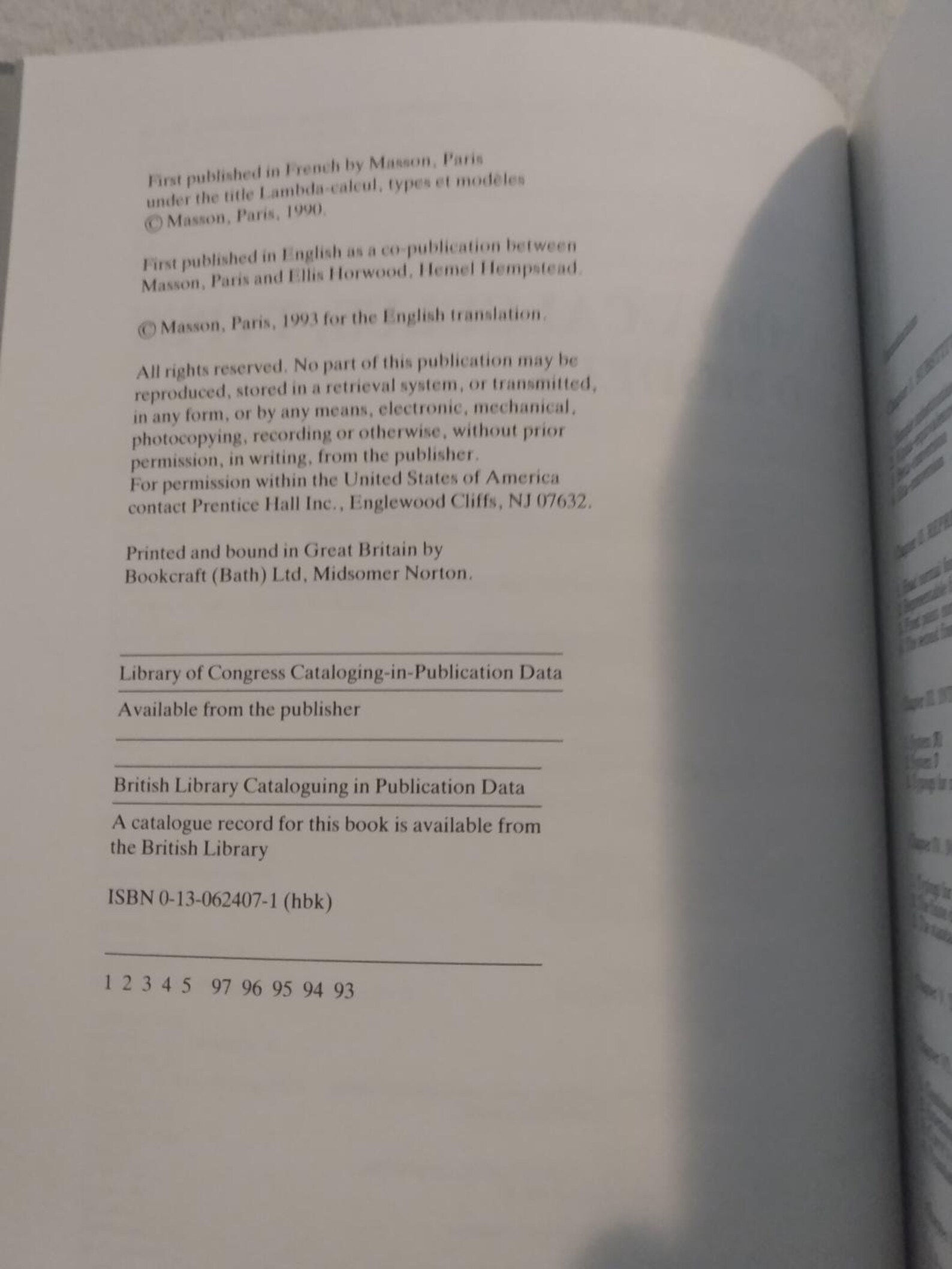 Lambda-calculus Types and Models ellis Horwood Series in - Etsy