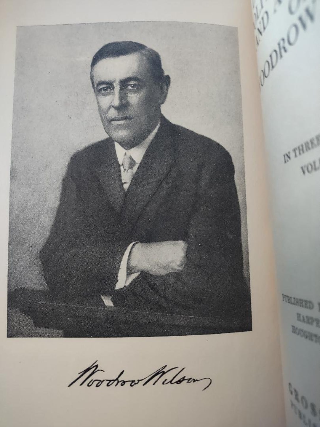 President Signed Copy 1921 With Picture Hardcover - Selected Literary ...