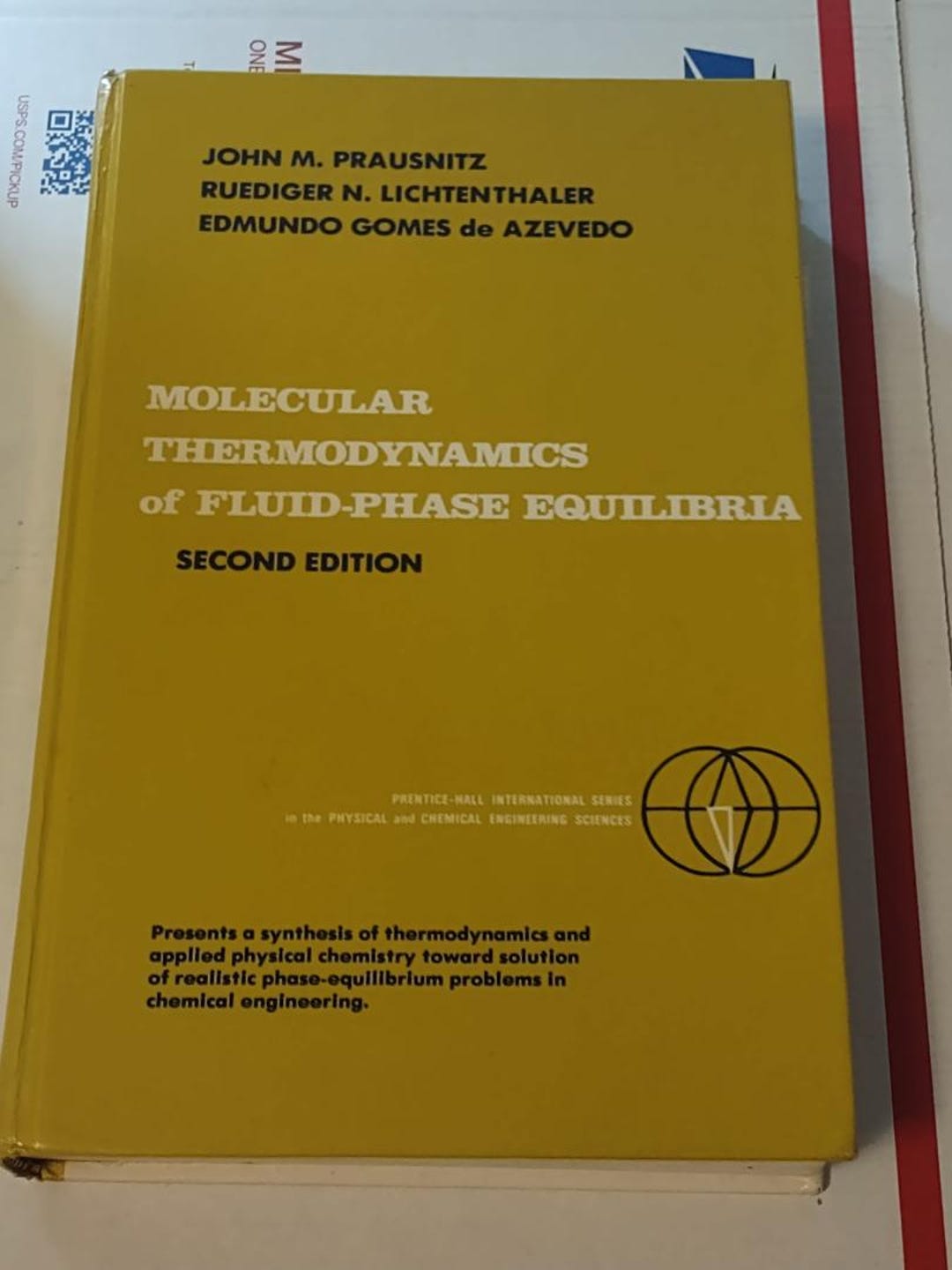 Molecular Thermodynamics of Fluid-phase Equilibria by John M Prausnitz ...