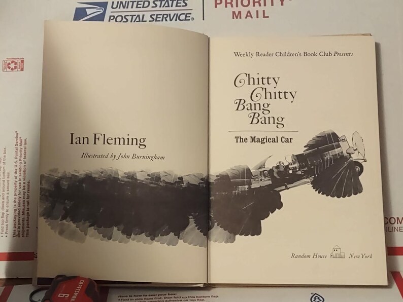 Chitty Chitty Bang Bang; the Magical Car, by Ian Fleming, Illustrated ...