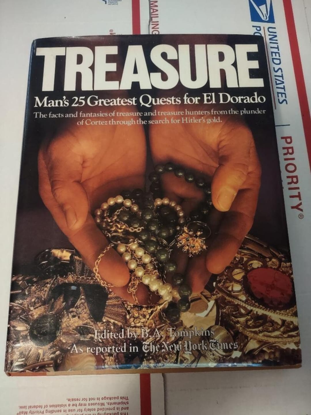 Treasure : Man's 25 Greatest Quests for Eldorado, 1979 HCDJ ISBN ...
