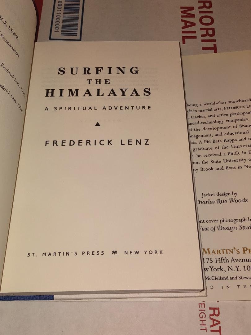Surfing the Himalayas: Spiritual Adventure Frederick Lenz 1st Edition ...