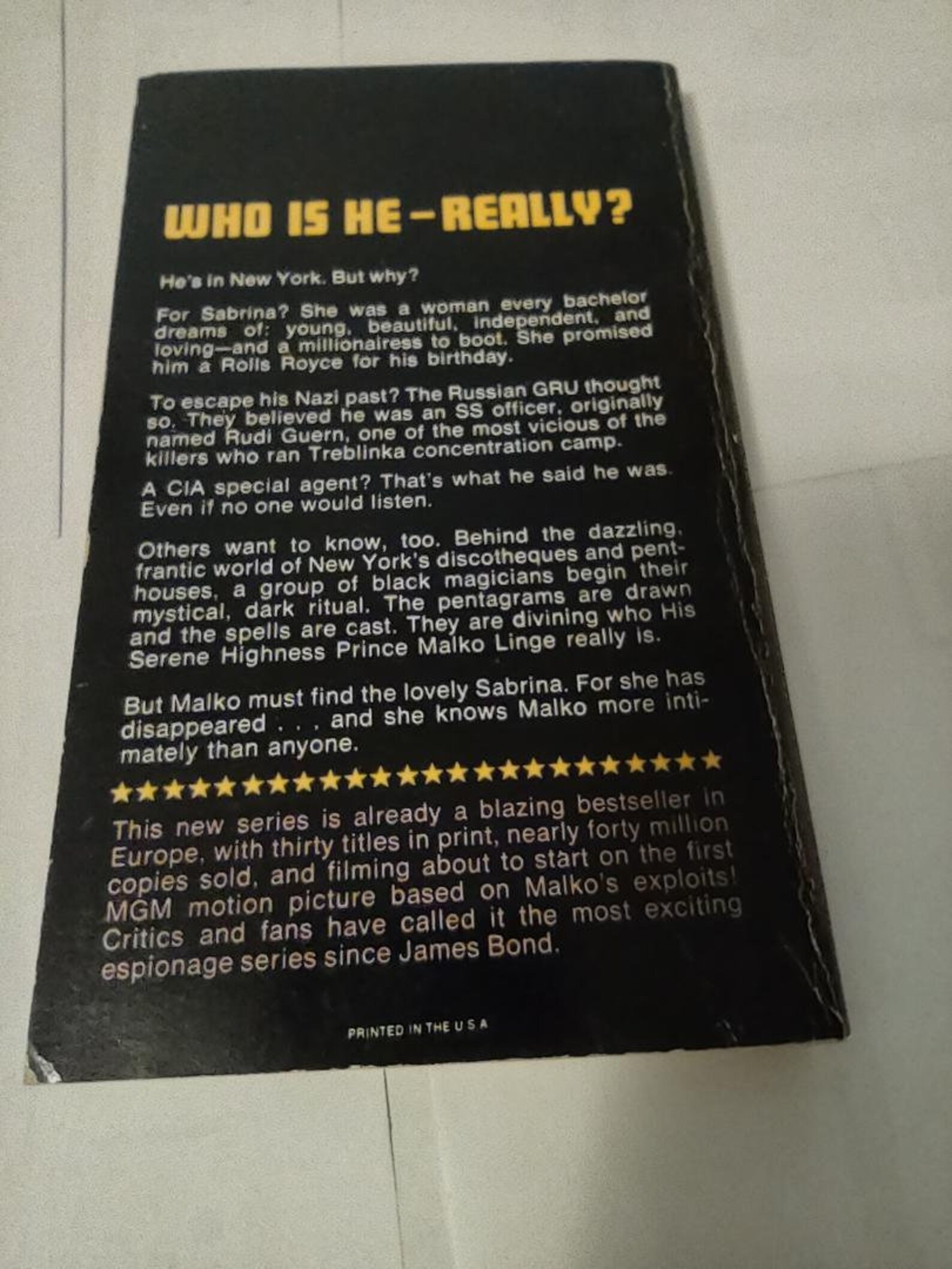 Operation New York (malko, #2) by Gerard De Villiers 1973 Paperback 1st ...