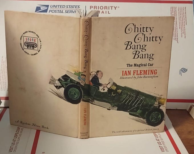 Chitty Chitty Bang Bang; the Magical Car, by Ian Fleming, Illustrated ...