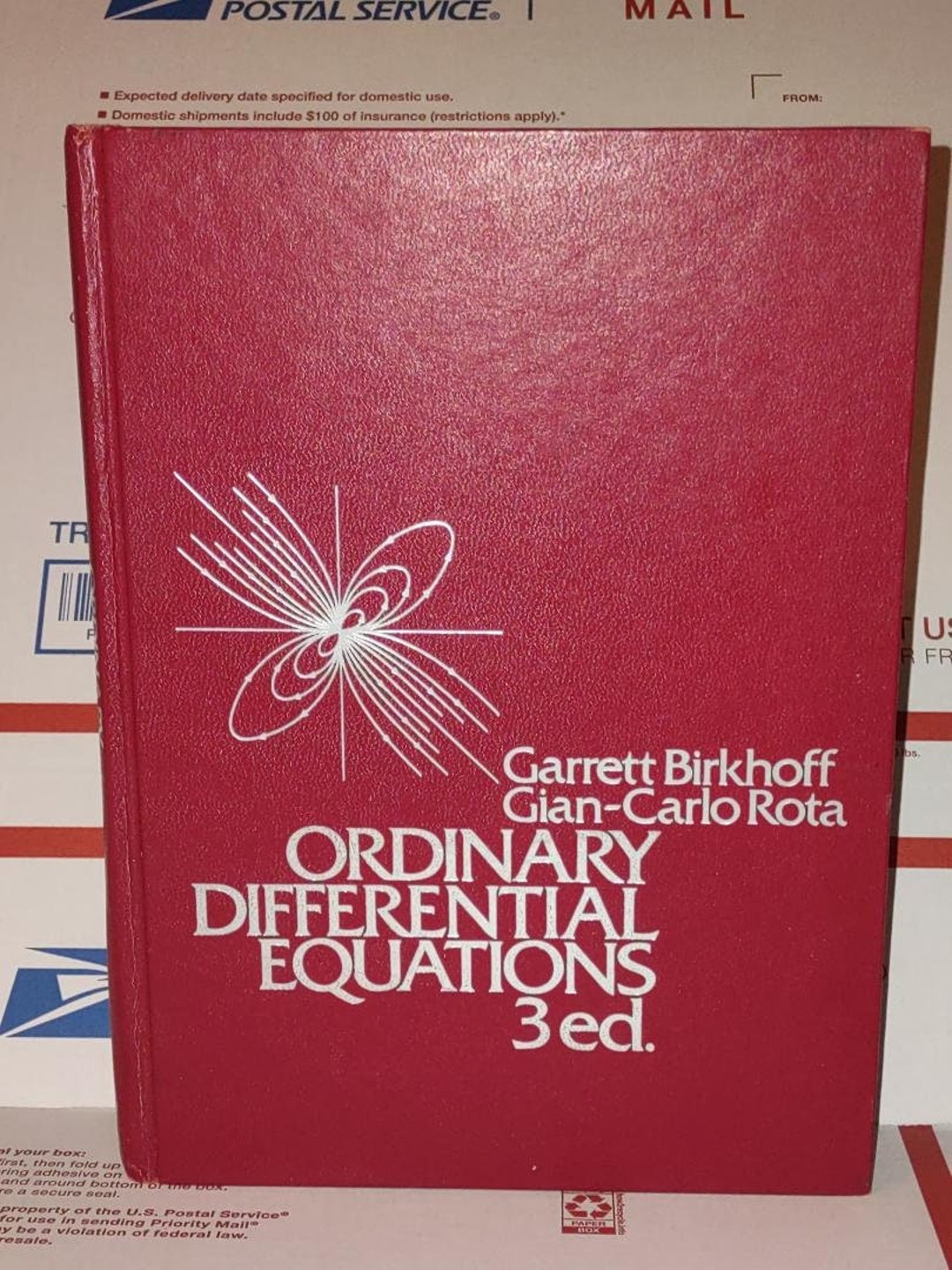 Ordinary Differential Equations by Garrett Birkhoff 1978, 3rd Edition ...