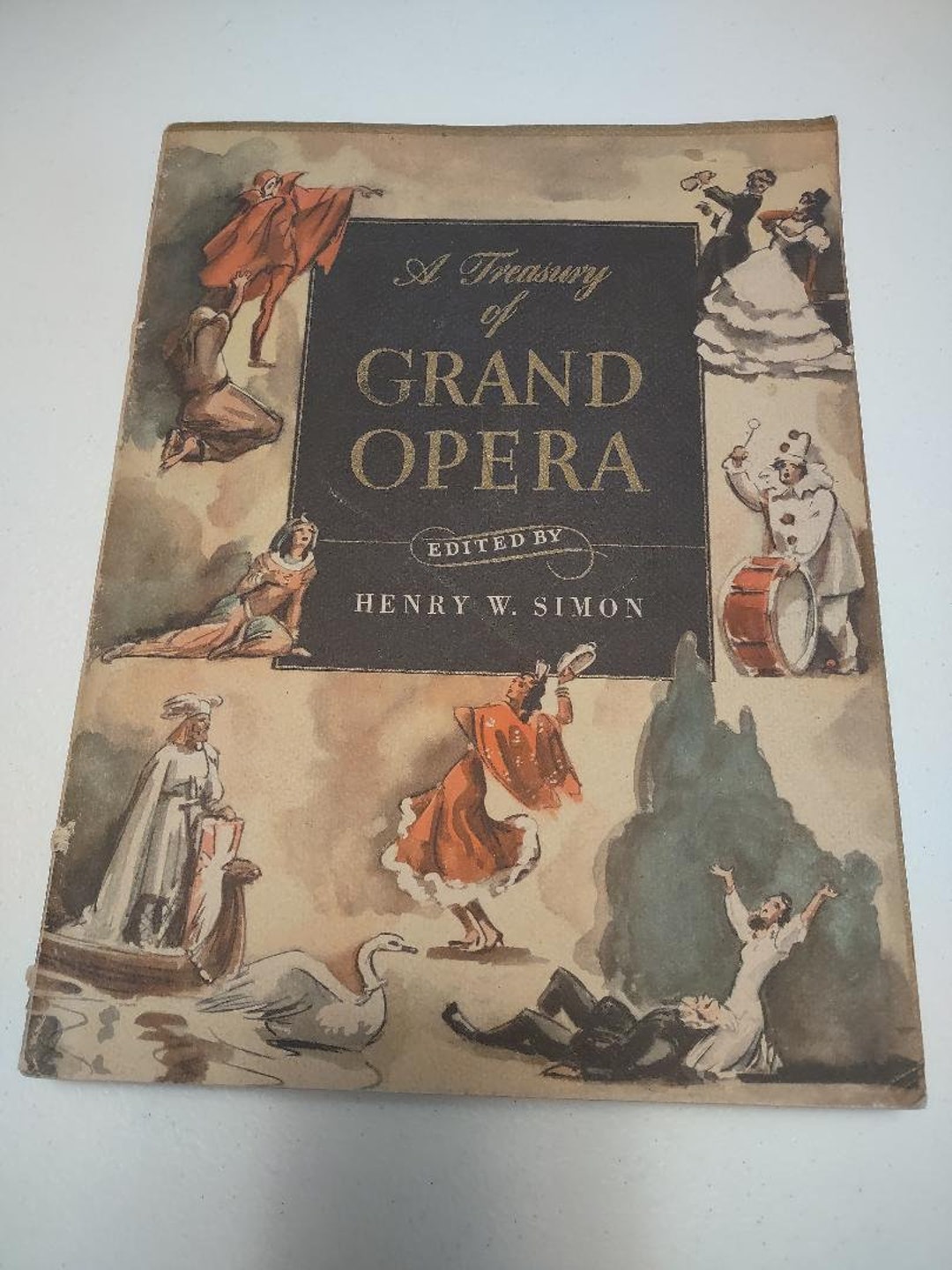 1946 A Treasury of Grand Opera Antique Paperback Book by Henry Simon ...