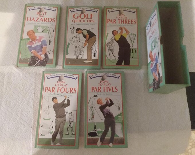 New First Edition Play Winning Golf Box Book Set of Five - Etsy