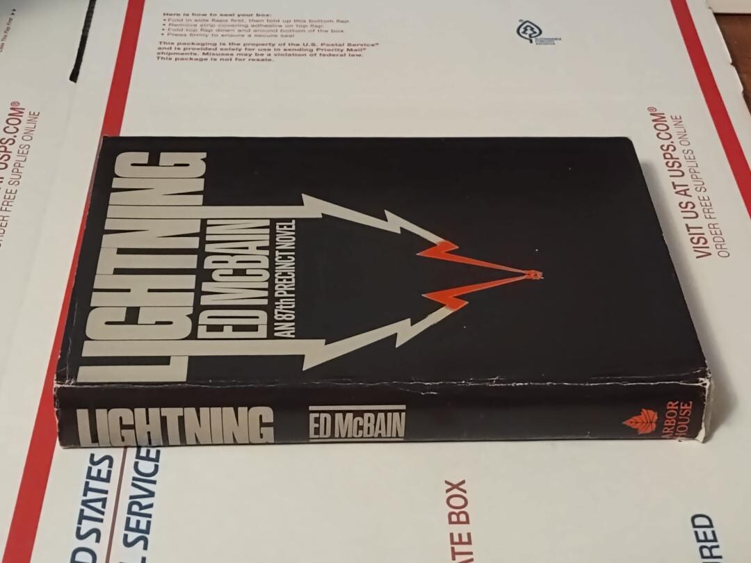 Lightning: an 87th Precinct Novel by Ed Mcbain 1984 HCDJ, BCE, Crime ...
