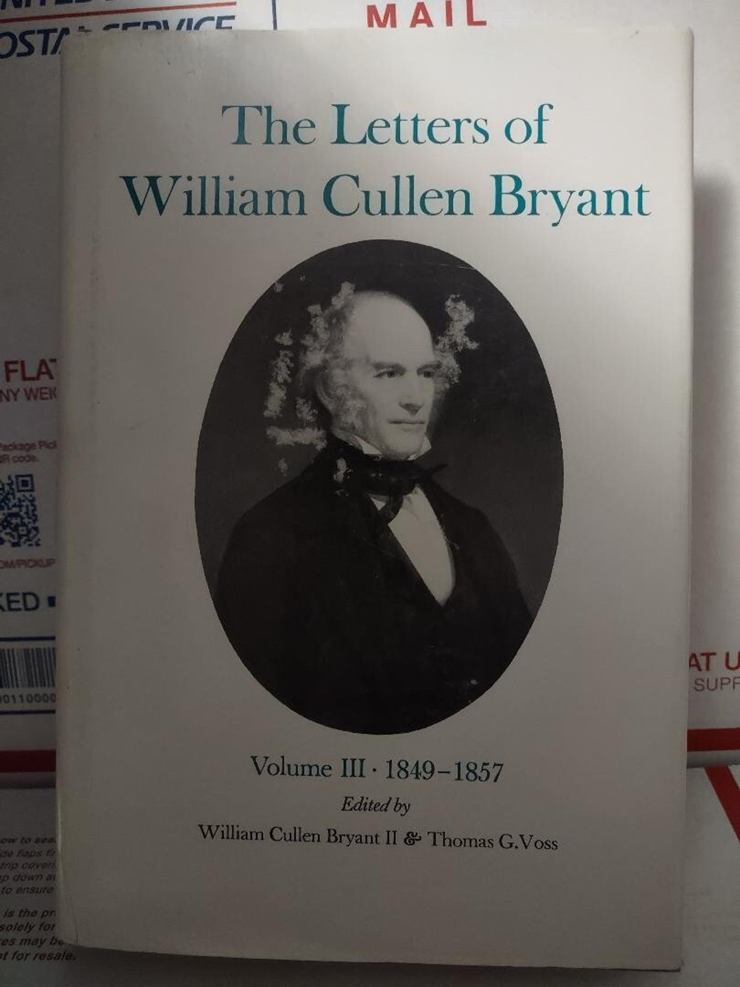 The Letters of William Cullen Bryant: Volume III 1849 to 1857 Hardcover 1981 Rare Book Only 1500 ...
