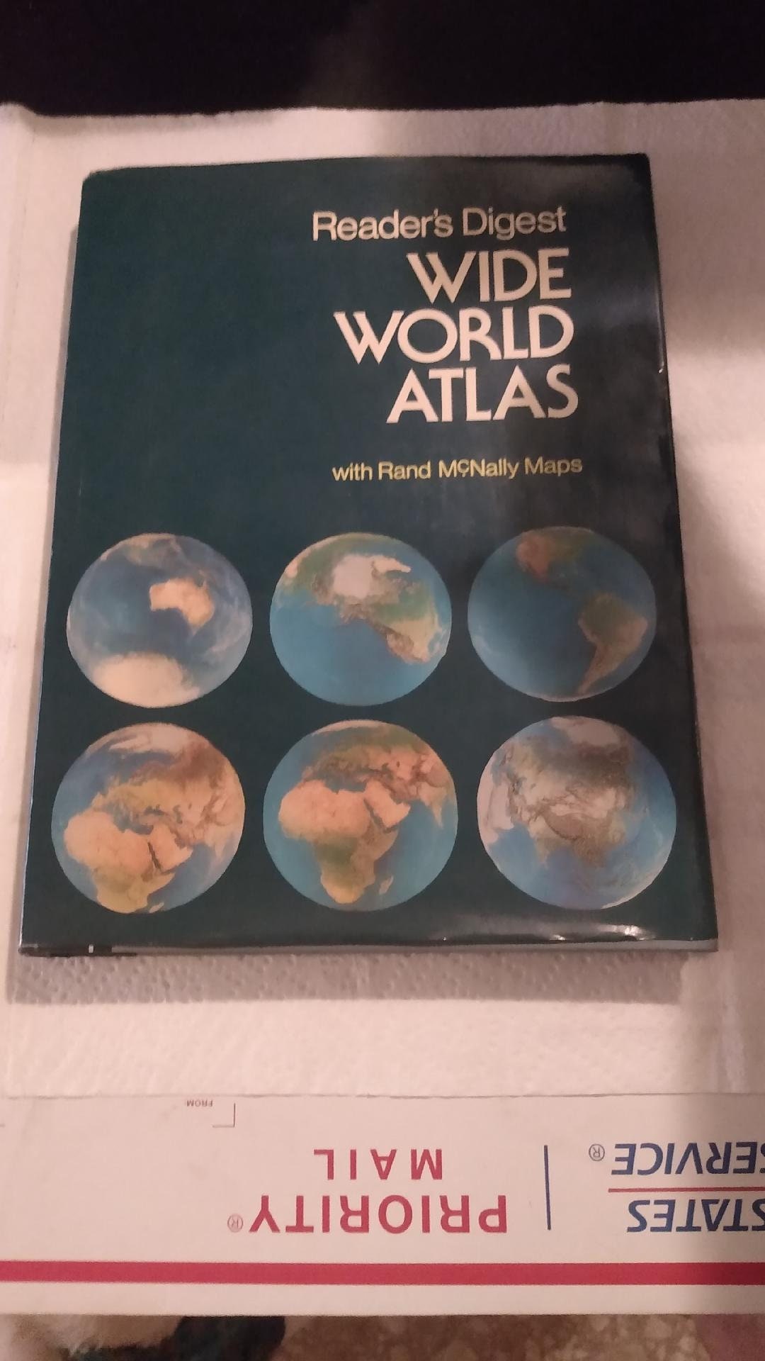 Reader's Digest Wide World Atlas With Rand Mcnally Maps Copyright 1979 ...