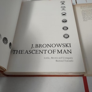 The Ascent of Man by Jacob Bronowski 1973 Hardcover Book Club Edition ...