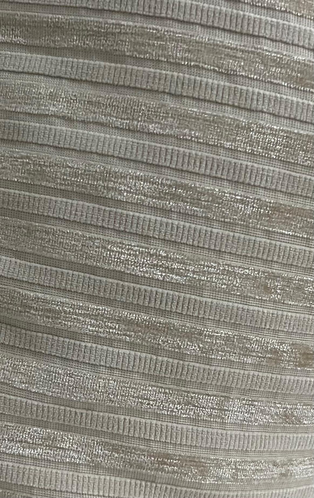 Beige Striped Chenille Upholstery Fabric : Soft Textured Weave by the ...