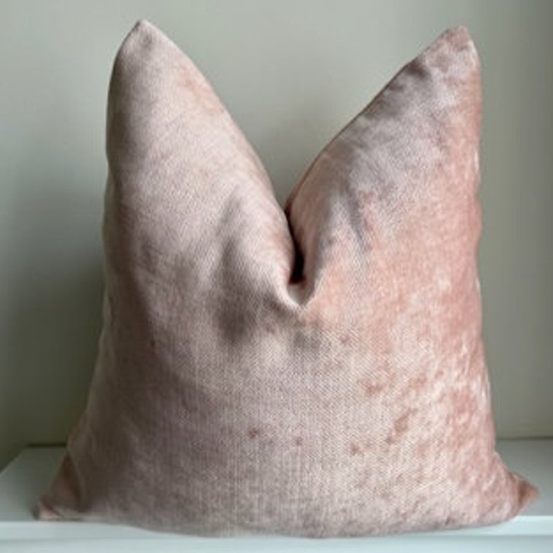 Pink Chenille Pillow - Etsy