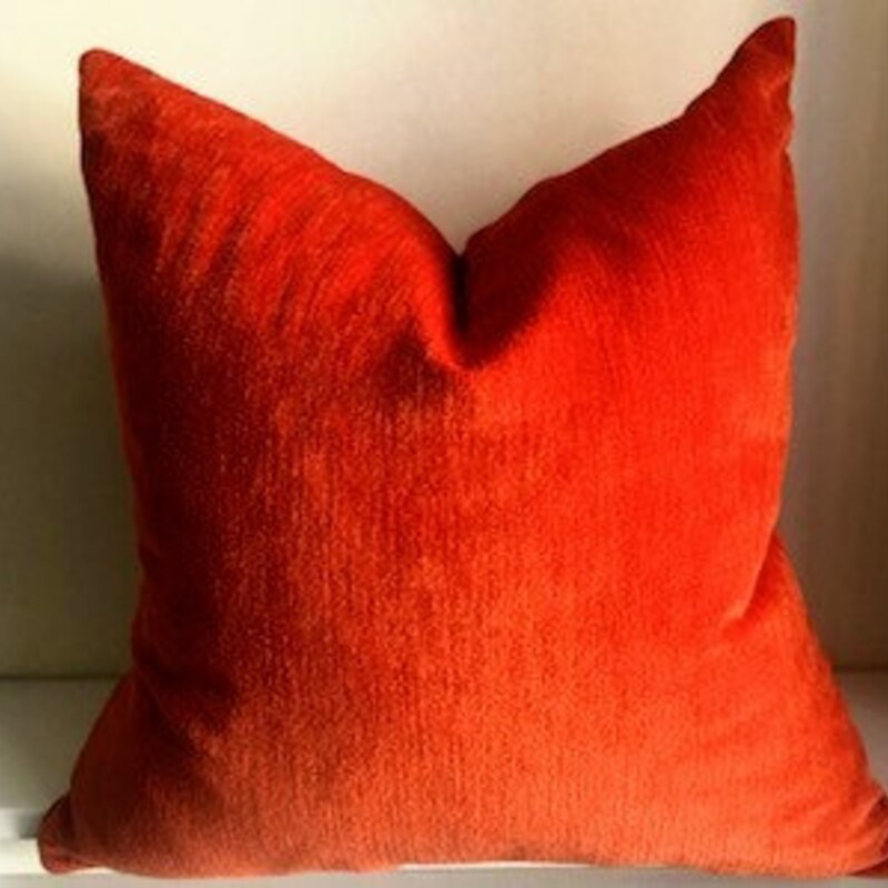 Orange Euro Sham - Etsy