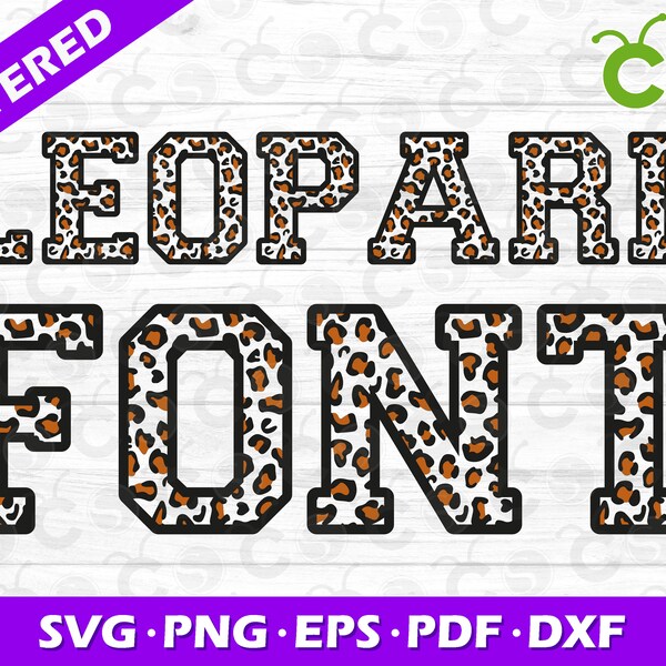 Leopard Svg - Etsy