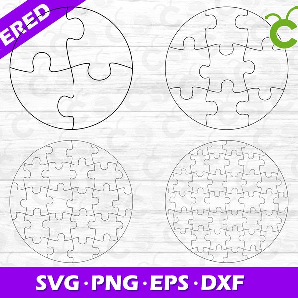 Round Jigsaw Puzzle - Etsy