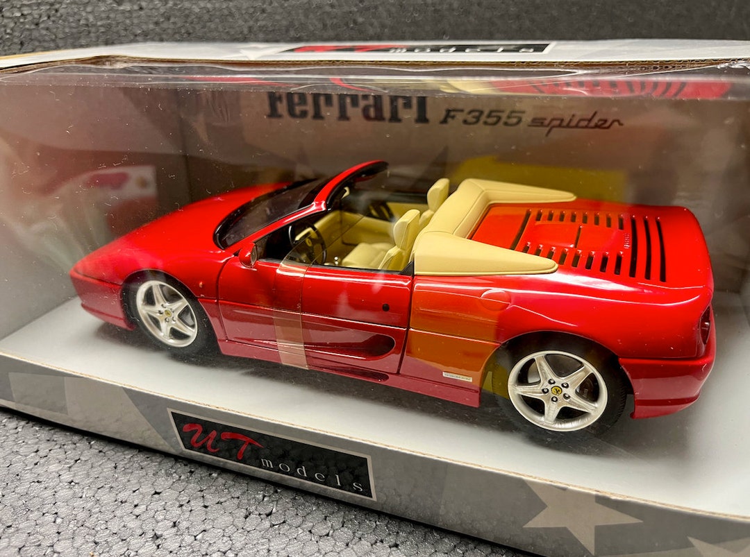 Ferrari F355 Spider Red Cream Interior 1:18 UT Models 22106 - Etsy