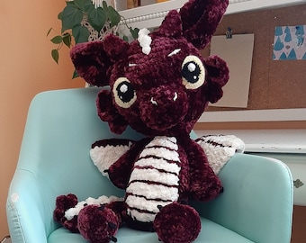 Weighted Stuffed Dragon - Etsy