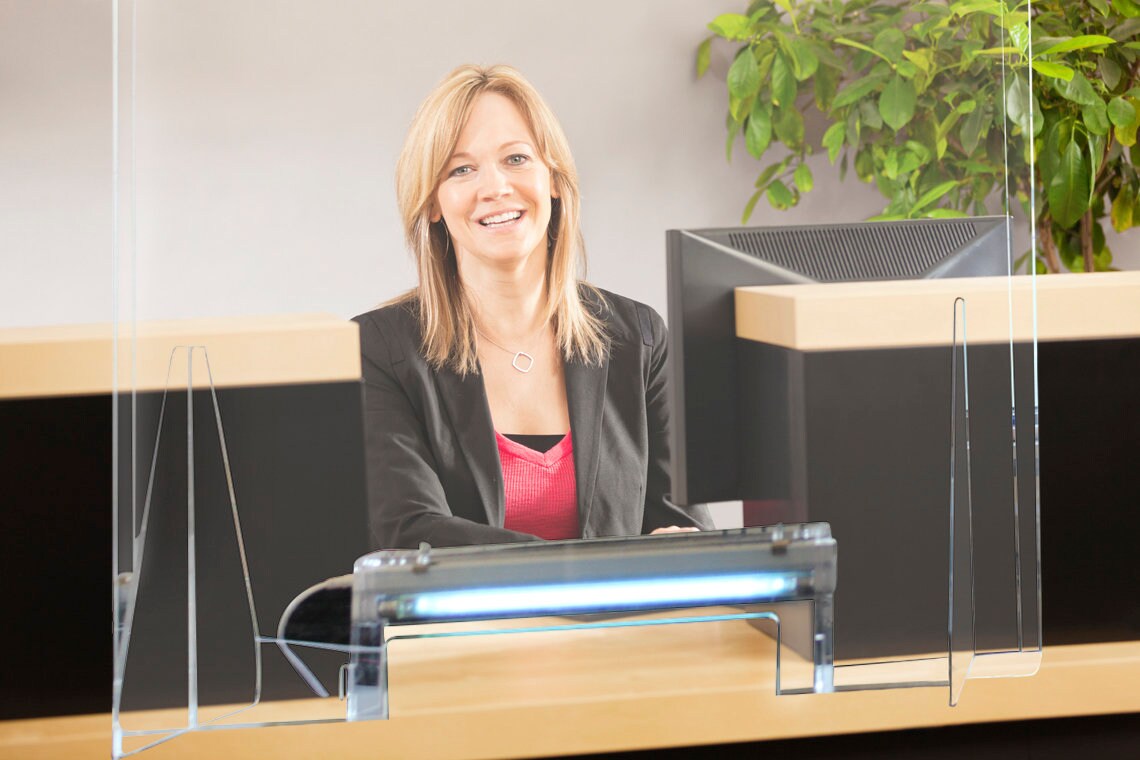 Breakthrough Sneeze Guard With UV Bacteria Killing Light and - Etsy