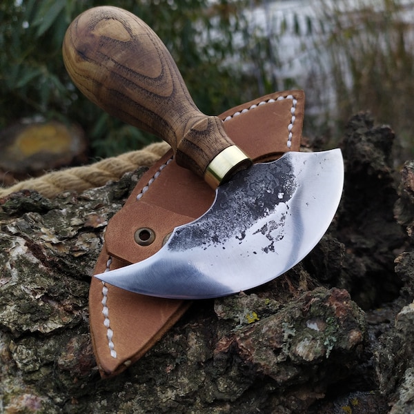 Leather Round Knife - Etsy