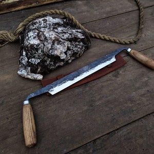 Forged Carpenters Drawknife. Hand Forged Scraper Pulling - Etsy