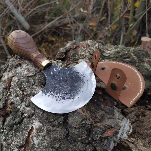 Leather Round Knife - Etsy