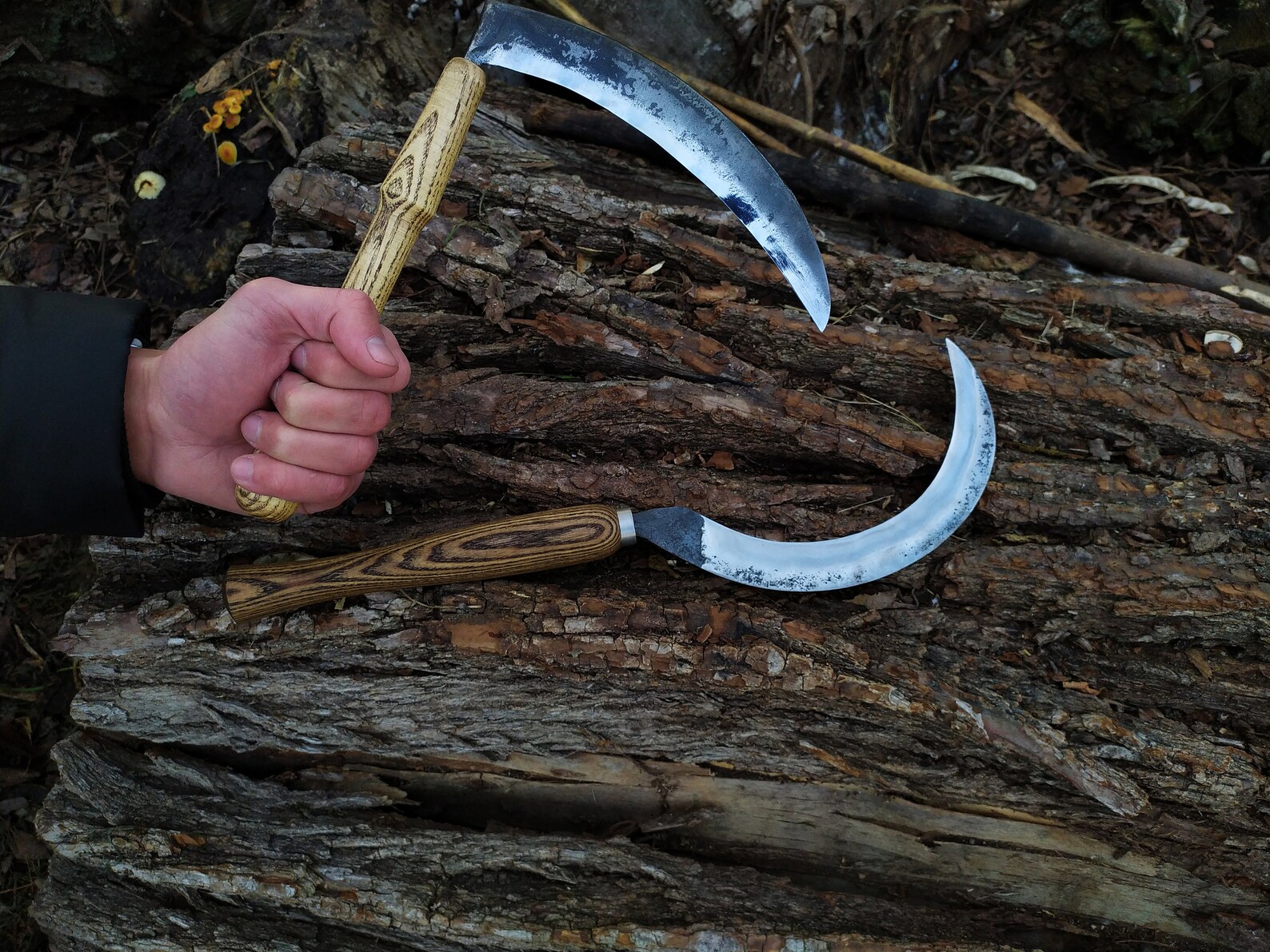 Forged Braid Handmade for Collecting Herbs. Small Big Boline - Etsy