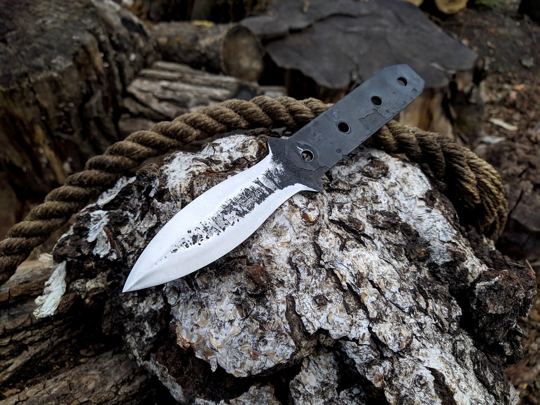 Forged Handmade Knife. Make Your Own Handle. Hand Forged Knife. Knife ...