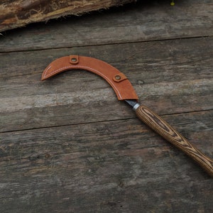 Handmade Forged Sickle. the Tool for Herbalism. Forged Braid Handmade ...
