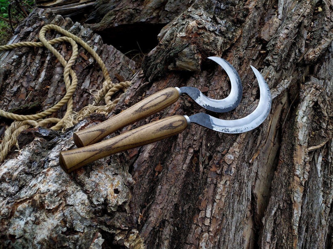 Handmade Forged Sickle Set 2pcs. the Tool for Herbalism. - Etsy