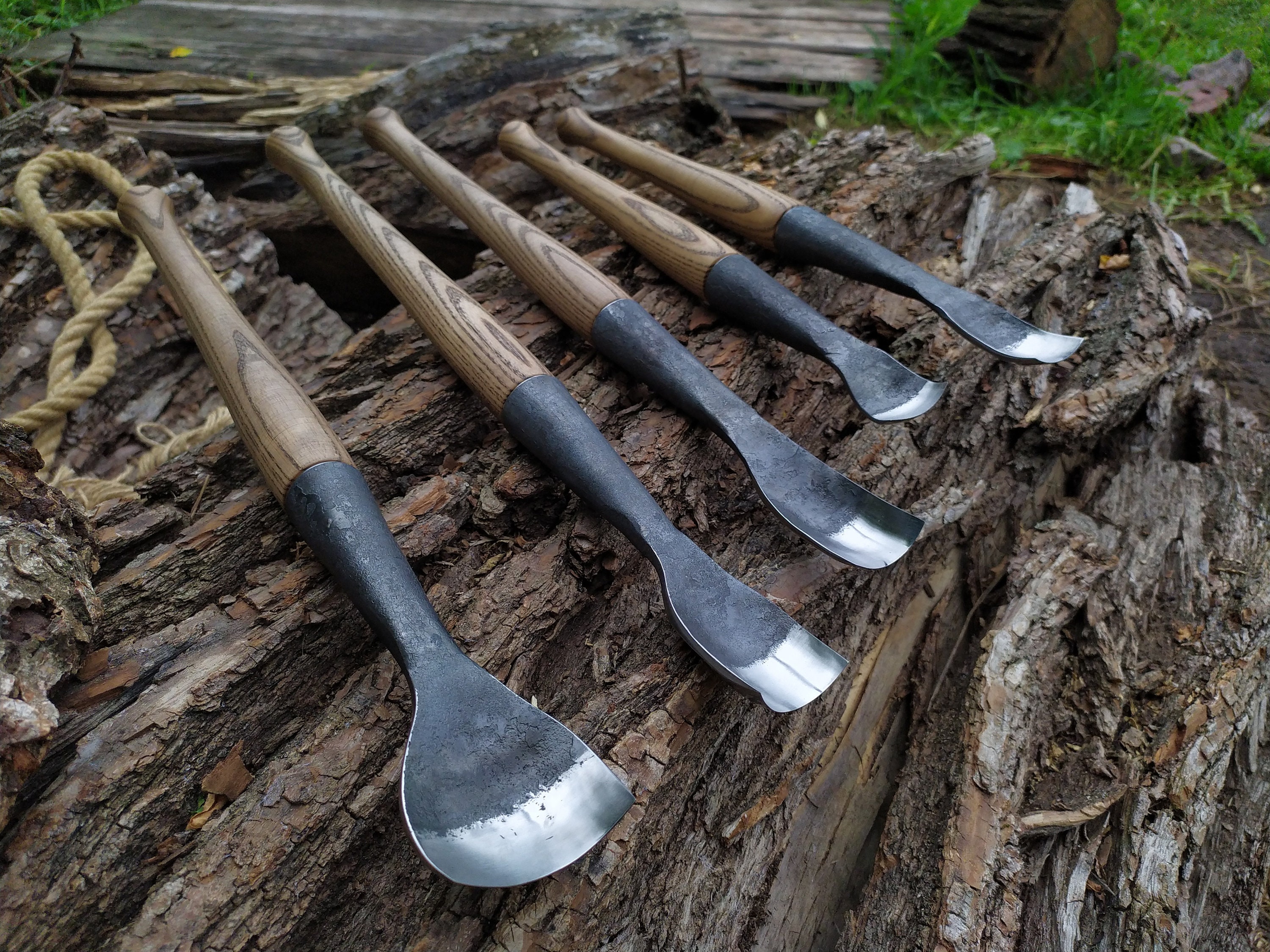Timber Framing Chisel 5 Pc Bent Chisel Long 2 - Etsy