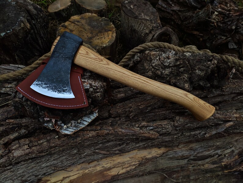 Forged Ax Hand-forged Straight Finnish Adze Forged Straight - Etsy