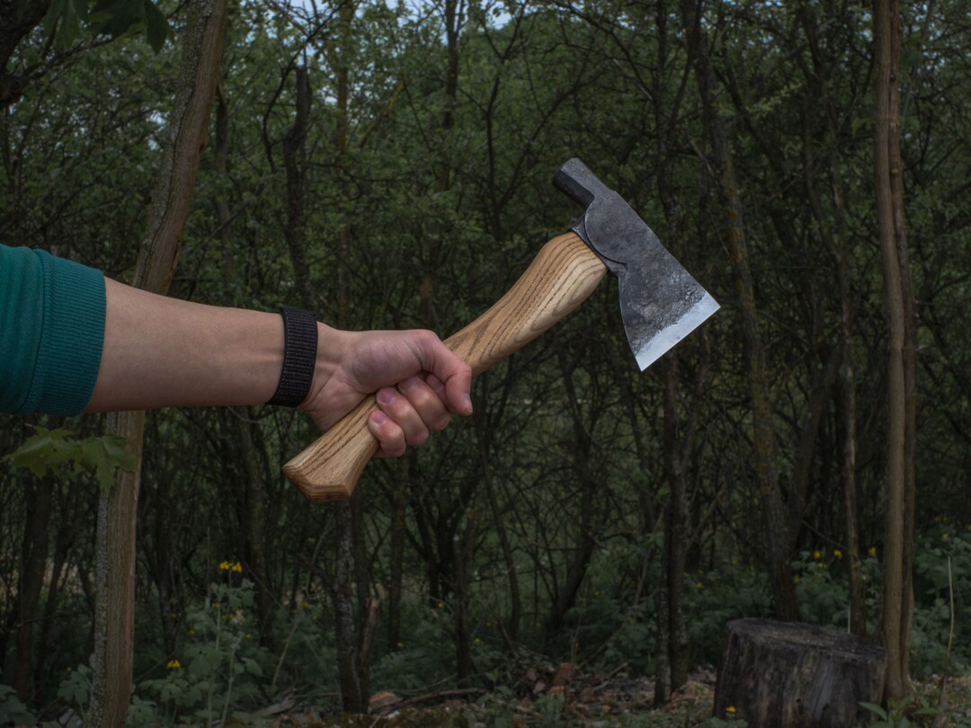 Wood Chopping Axe. Forged Axe. Camping Axe. Bushcraft Axe. - Etsy