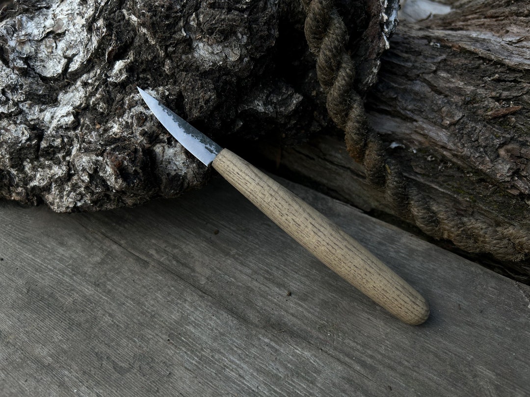 Forged Woodcarving Knife. Chip Carving Knife. Carbon Steel - Etsy