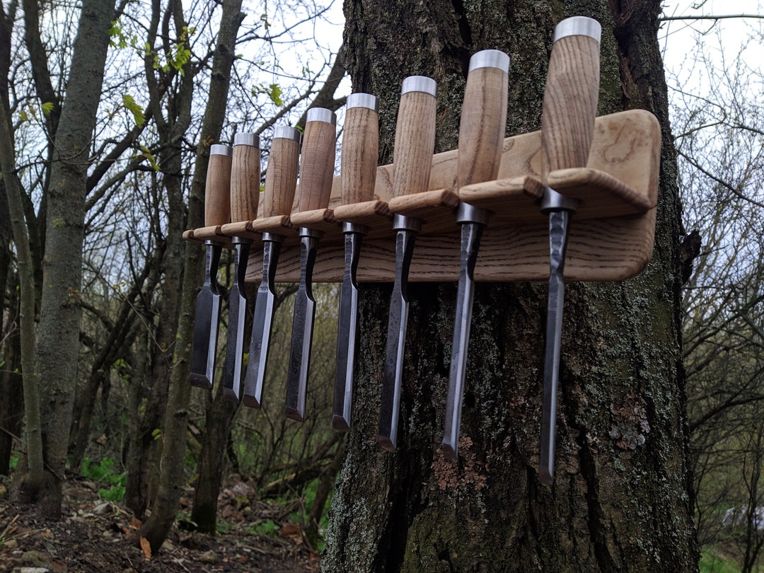 Hand Forged Chisel Set 8pcs. Woodworking Tools. Forged Chisel. Wood ...