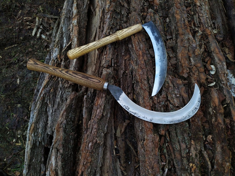 Forged Braid Handmade for Collecting Herbs. Small Big Boline - Etsy