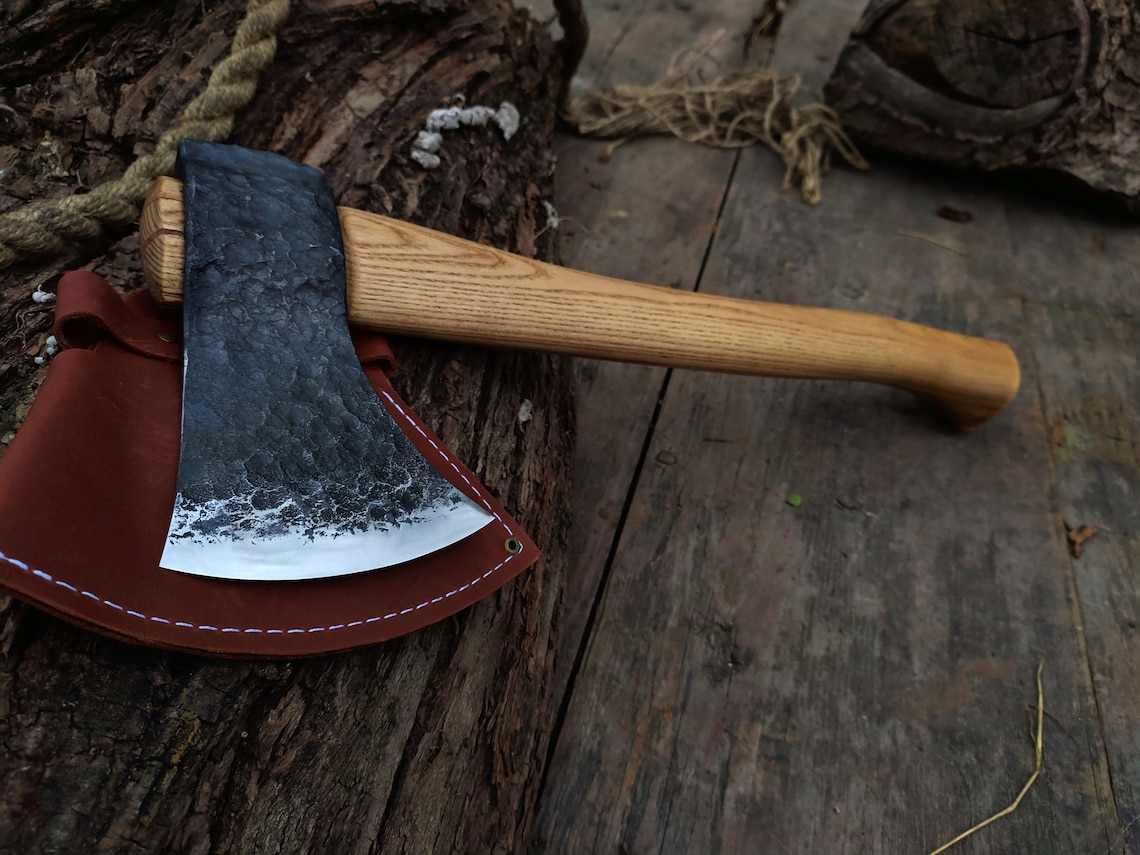 Forged Ax Hand-forged Straight Finnish Adze Forged Straight - Etsy
