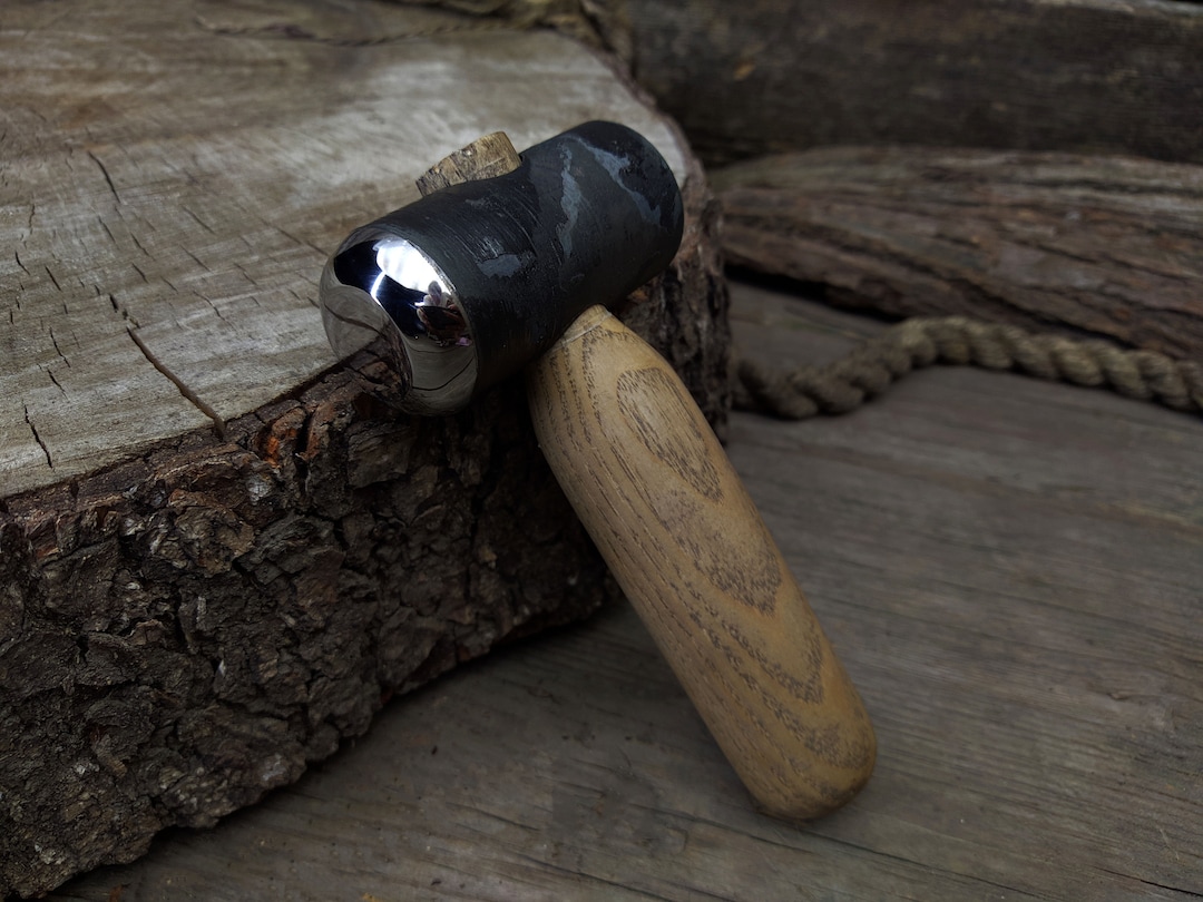Hand Forged Hammer Hardened Carbon Steel, Comfortable Handle, Balanced ...