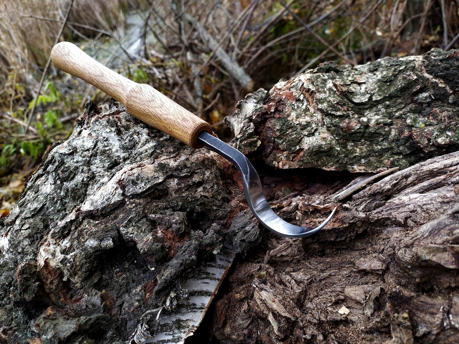 Hand Forged Spoon Knife Long Spoon Carving Knife Kuksa - Etsy