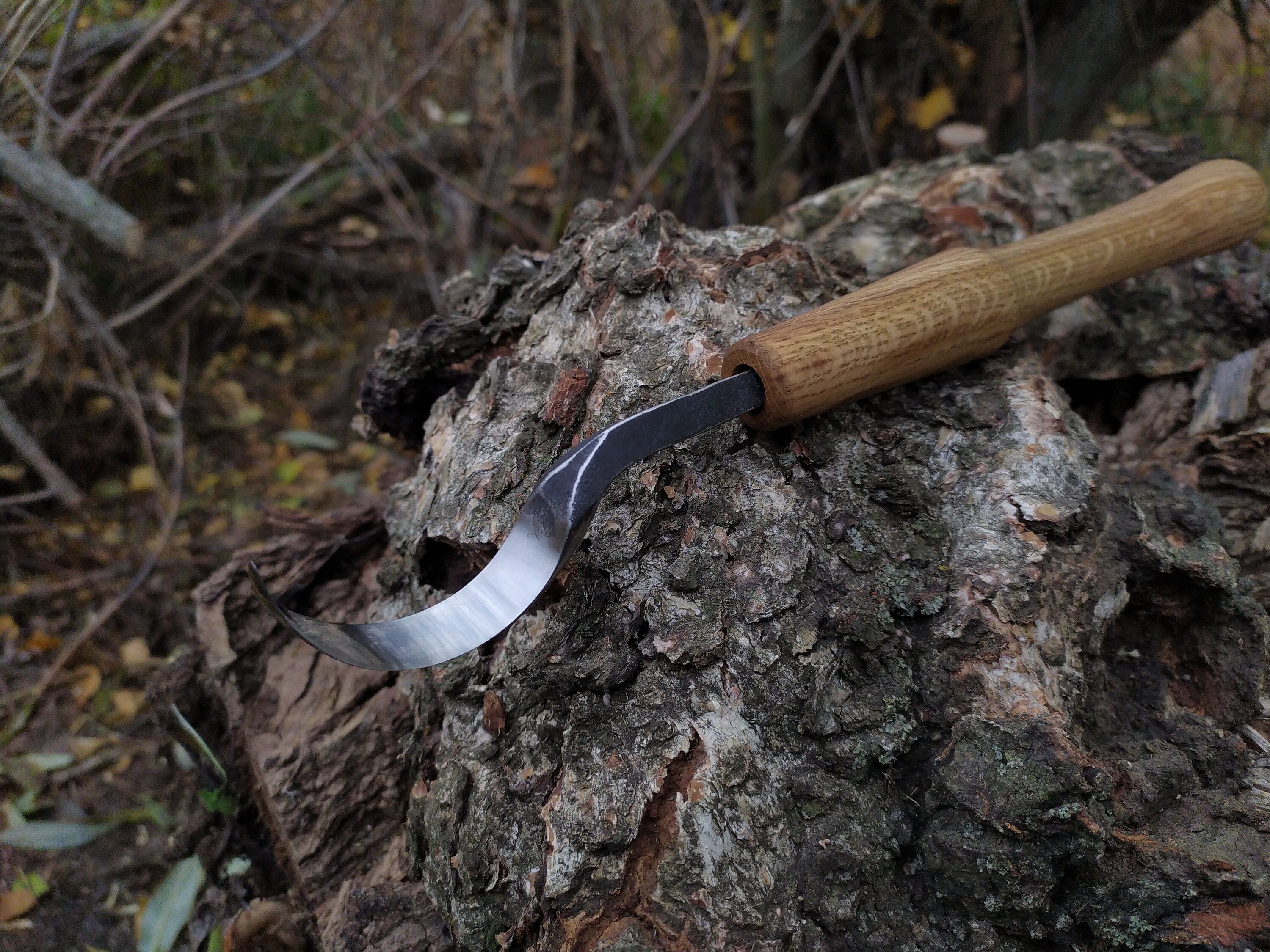 Hand Forged Spoon Knife Long Spoon Carving Knife Kuksa - Etsy