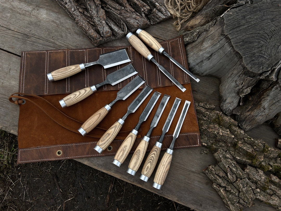 Forged Chisel Set 10 PCS. Woodworking Tools. Wood Carving Tool ...