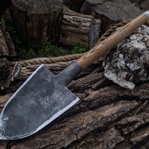 Handmade Forged Garden Shovel Handmade Shovel Garden Tools Carbon Steel ...