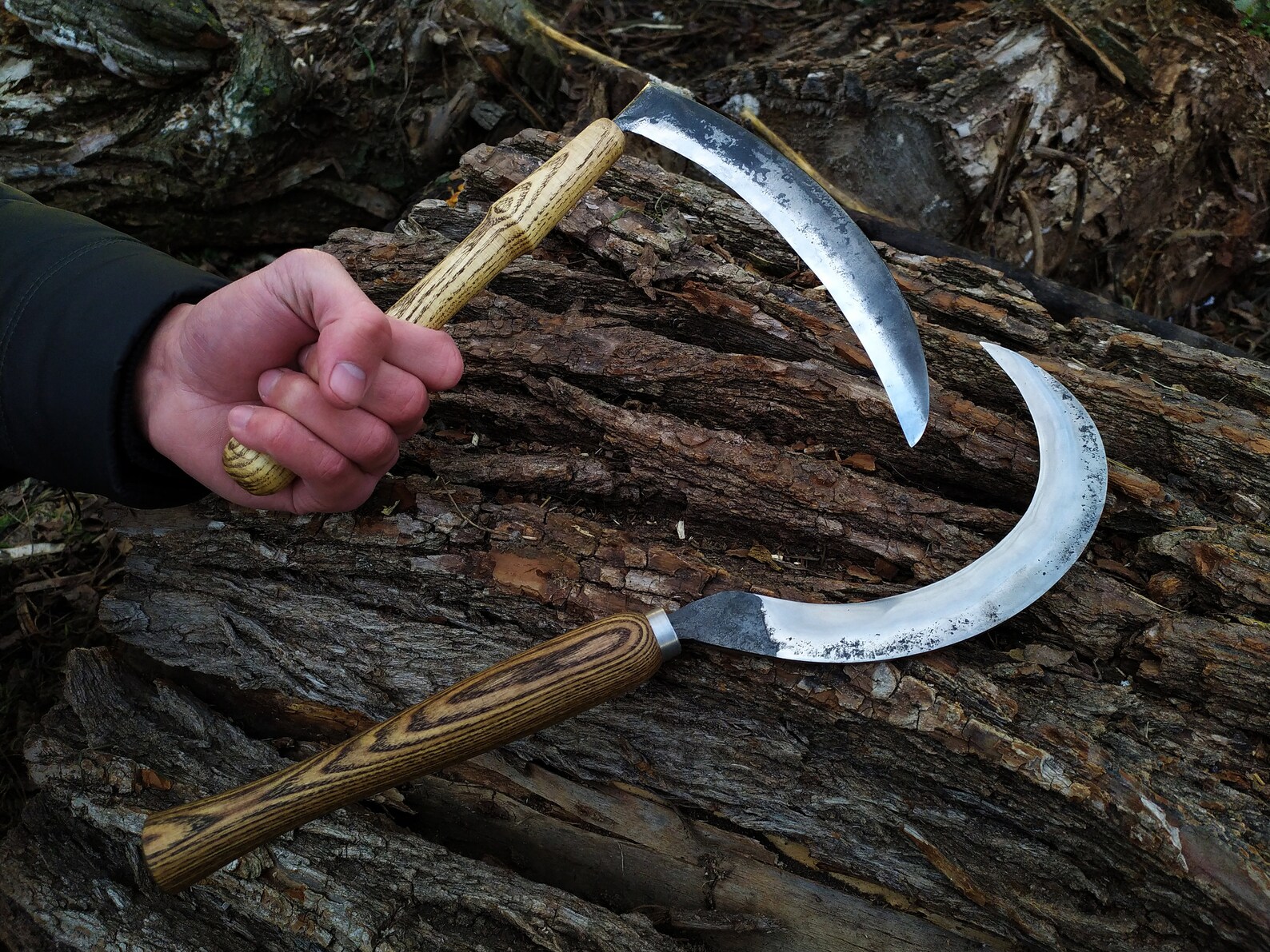 Forged Braid Handmade for Collecting Herbs. Small Big Boline - Etsy