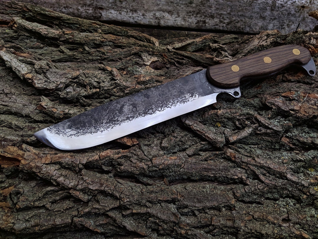 Hand Forge Bushcraft Knife. Camping Knife Handmade. Bushcraft Knife ...