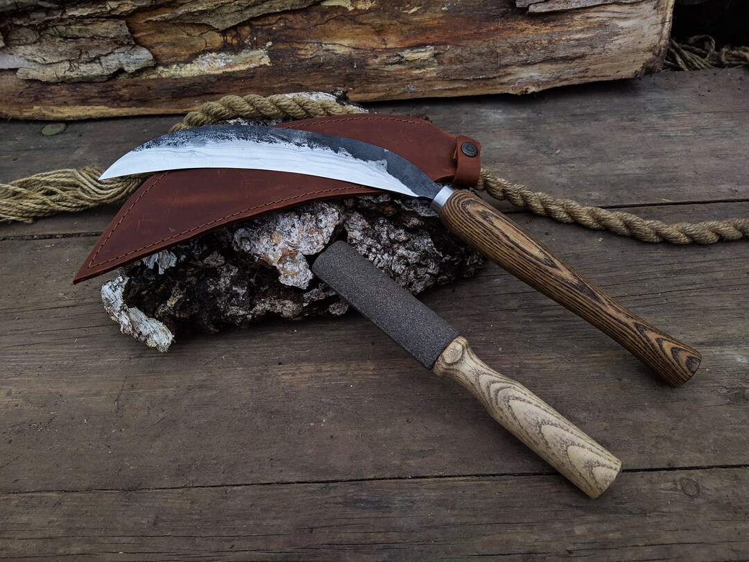 Forged Scythe. Forged Braid Handmade for Collecting Herbs. the - Etsy